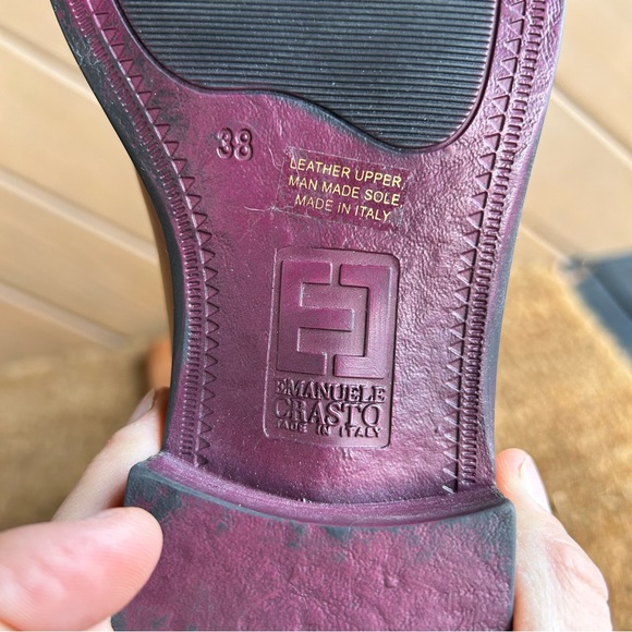 Emanuele Castro | Shoes | Emanuele Castro Made In Italy Leather Knee ...